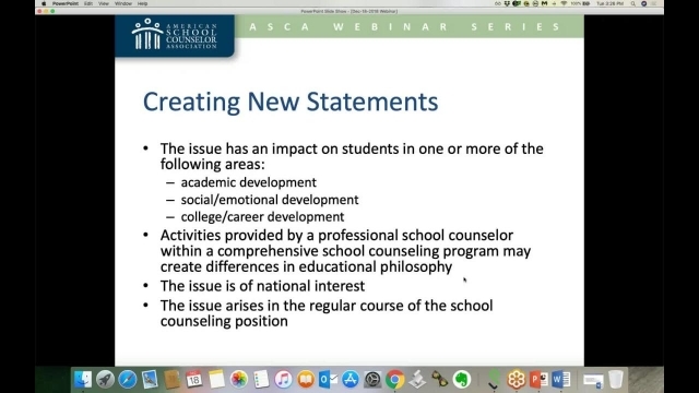 Position Statements as Advocacy & Education Tools – ASCA On Air
