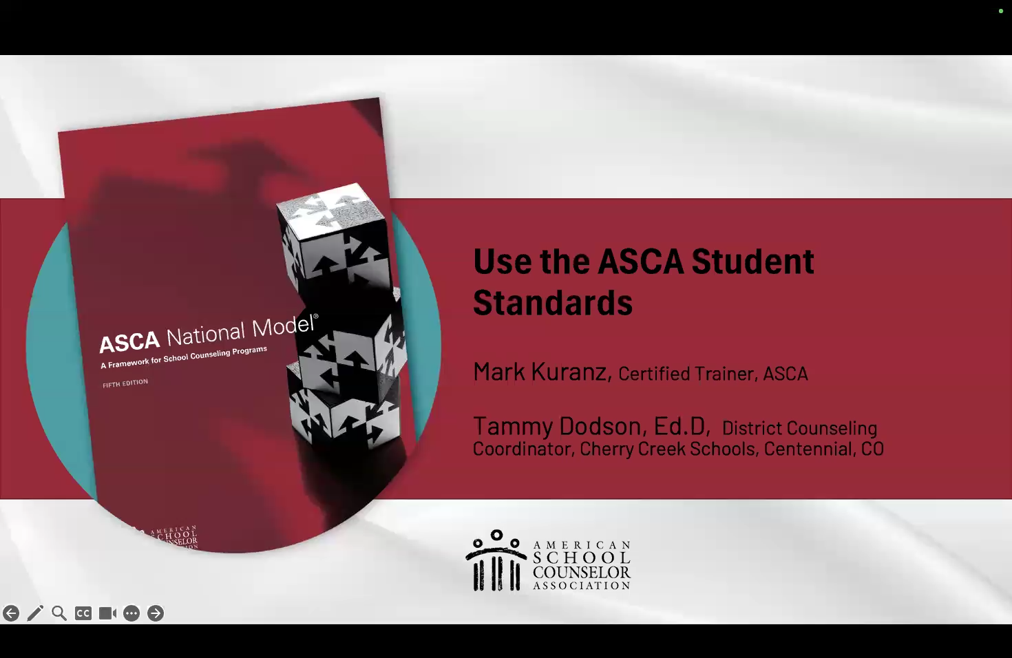 Use the ASCA Student Standards (Fifth Edition) – ASCA On Air
