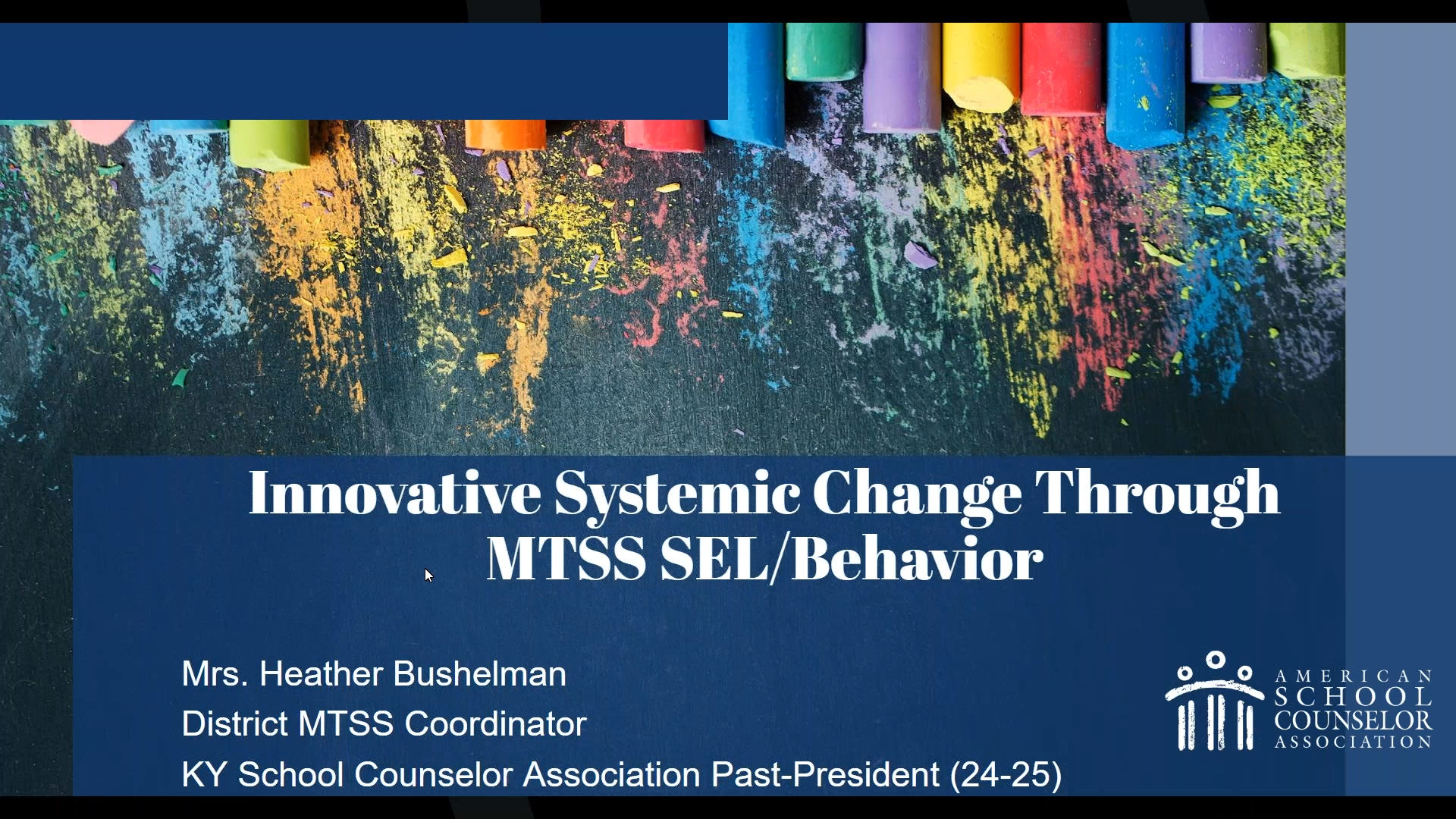 Innovative Systemic Change Through MTSS SEL/Behavior – ASCA On Air